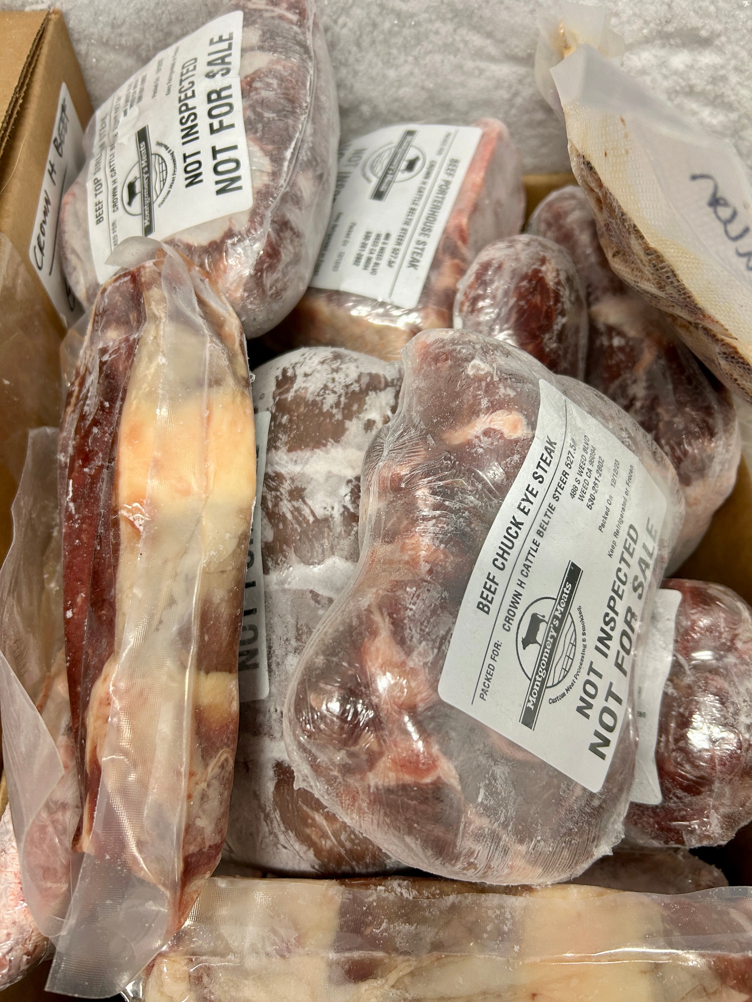 Beltie Beef 1/4 Share – Crown H Cattle Company